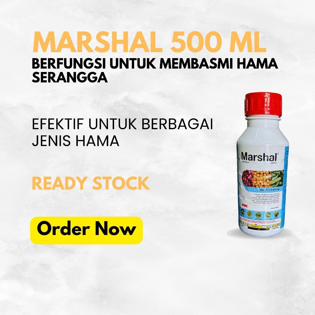 Jual Insektisida MARSHAL 200EC 500 mL - Insektisida Sistemik Luas Yang ...