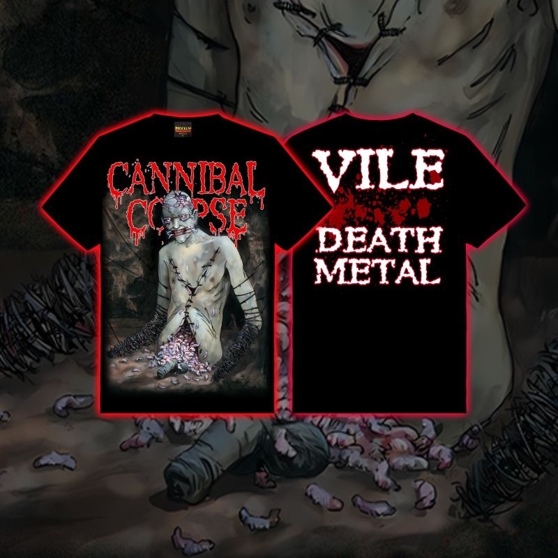 Jual CANNIBAL CORPSE Vile tshirr | Shopee Indonesia