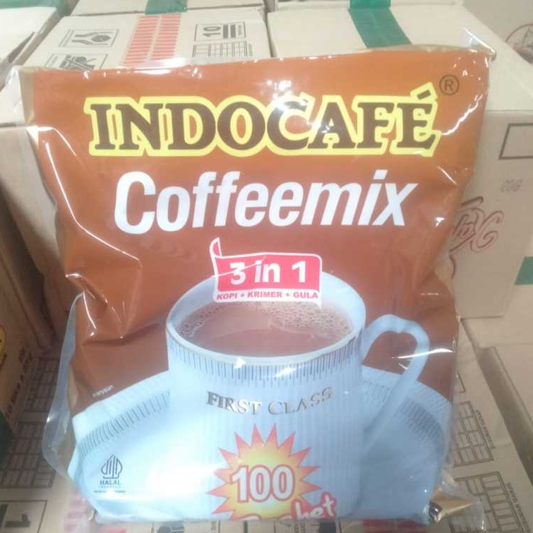 Jual Kopimix, Indocafe Kopi Mix 3in1 Bag isi 100 Sachet | Shopee Indonesia