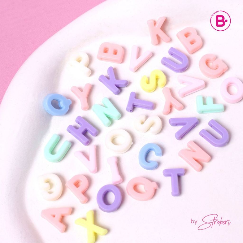 Jual Bit Bitz District DIY Beads - Alphabet per 20 pcs | Shopee Indonesia