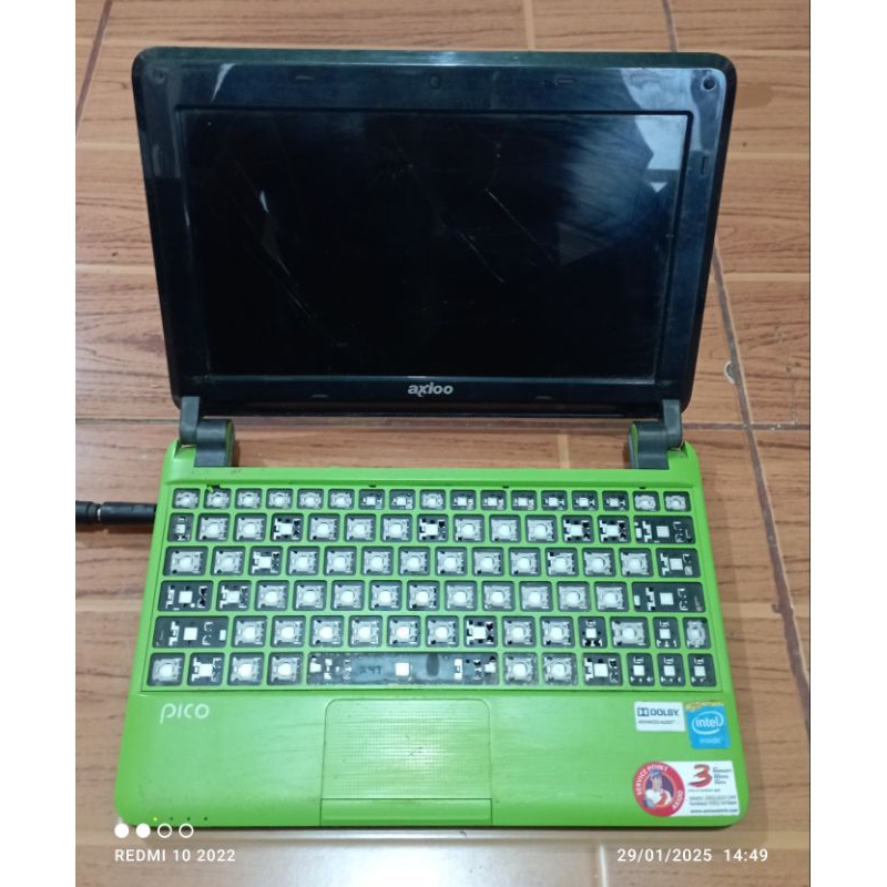 Jual Notebook Axioo Pico W217CU/CJM Intel Celeron DDR3 kondisi mesin ...
