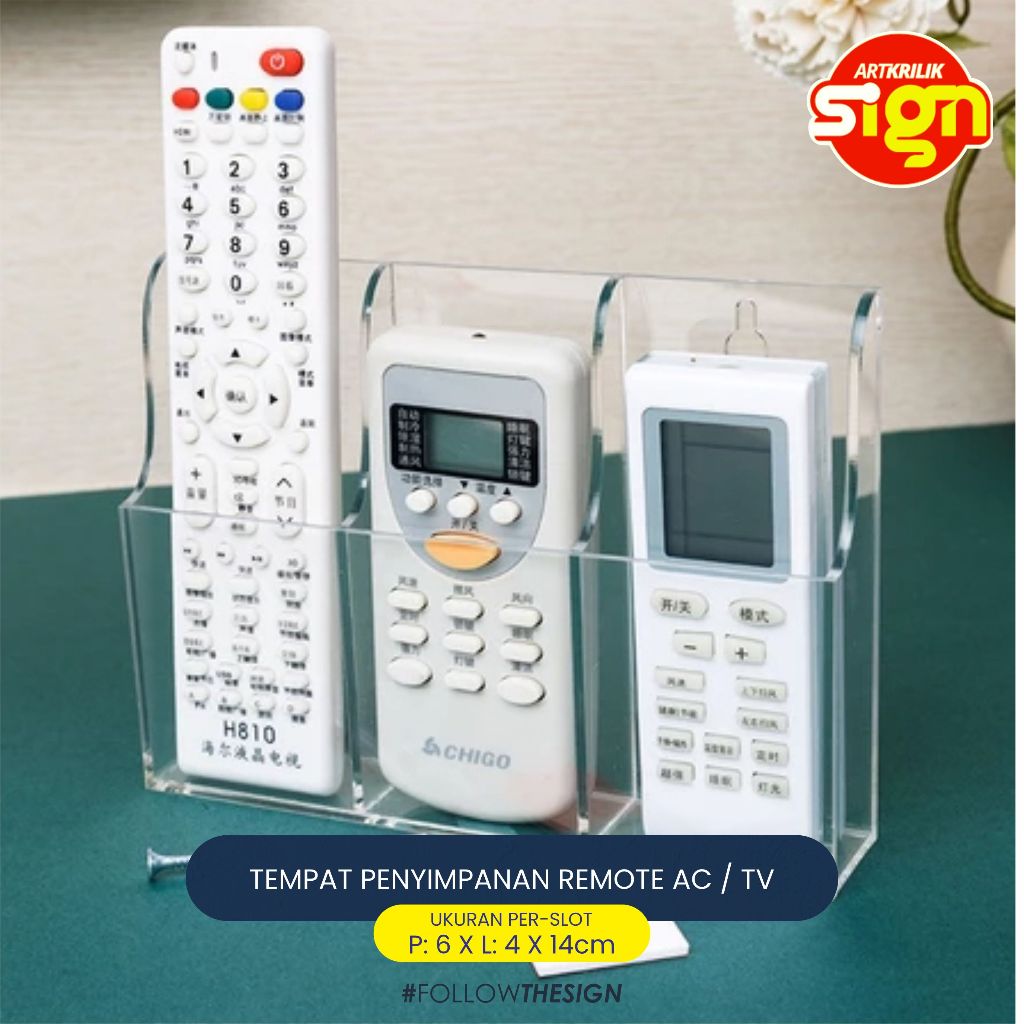 Jual Artkrilik - TEMPAT PENYIMPANAN REMOTE AC | STAND REMOTE | TEMPAT ...