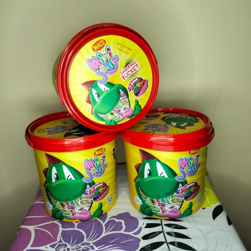 Jual Inaco mini jelly Kemasan Toples Ember isi 50 Pcs | Shopee Indonesia