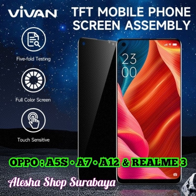 Jual [GARANSI] VIVAN VSA Layar LCD Touchscreen Untuk HP OPPO A5S / A7 ...