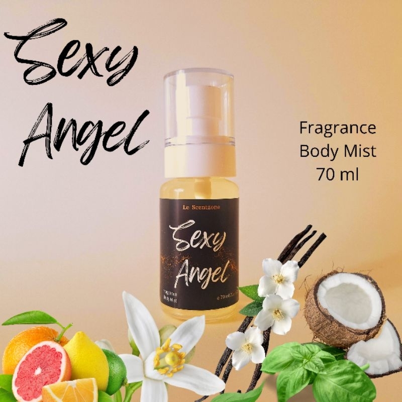 Jual Sexy Angel Fragrance Body Mist 70ml By Le Scentzone | Shopee Indonesia