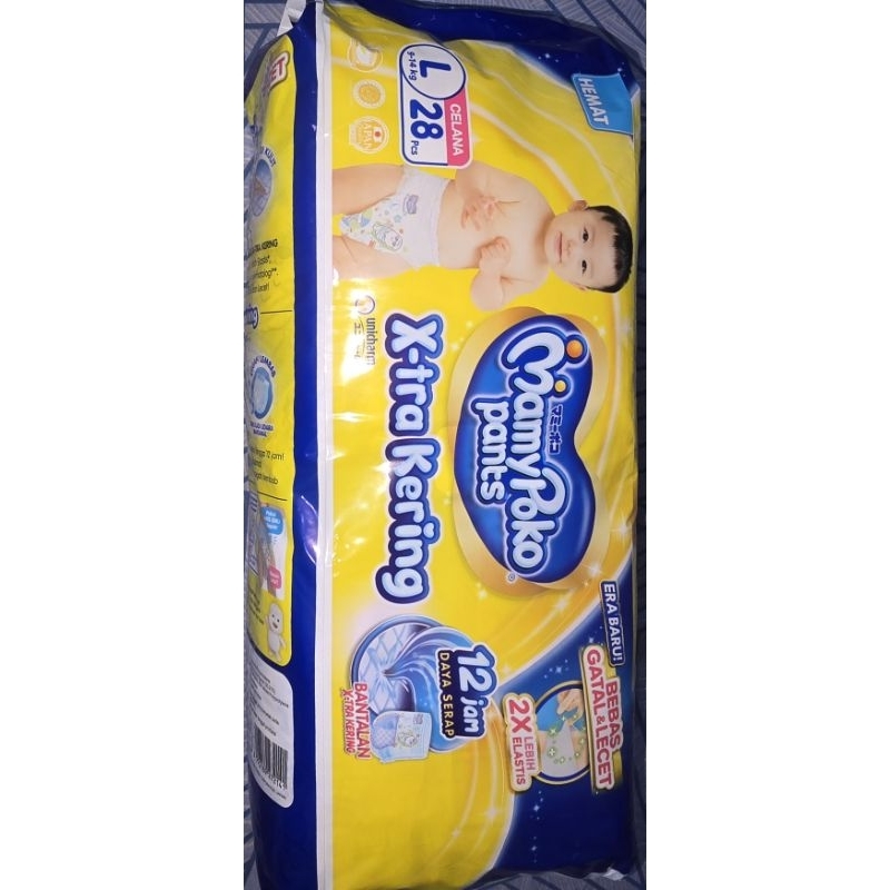 Jual Mamypoko pampers Celana ukuran L | Shopee Indonesia