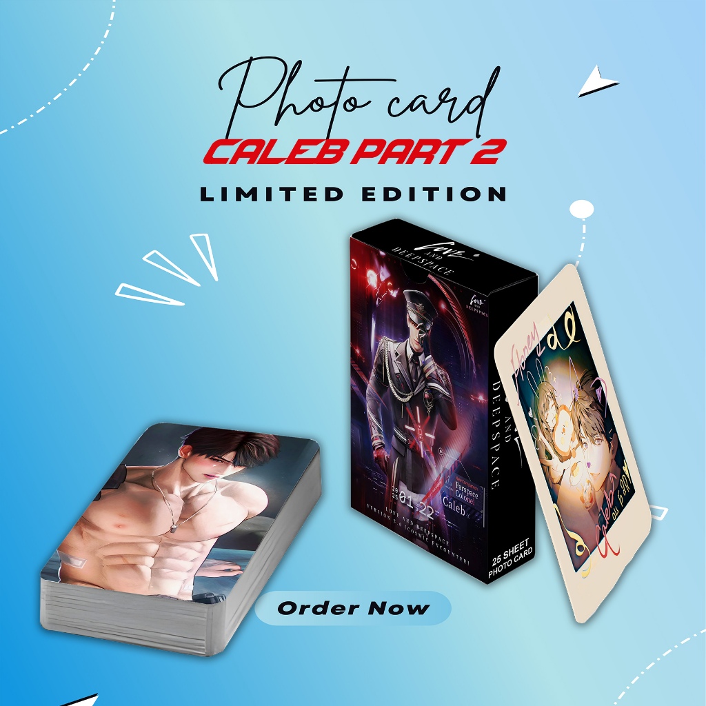 Jual PHOTOCARD SET GAME LOVE AND DEEPSPACE CALEB PART 2 PREMIUM 25 SHEET | Shopee Indonesia