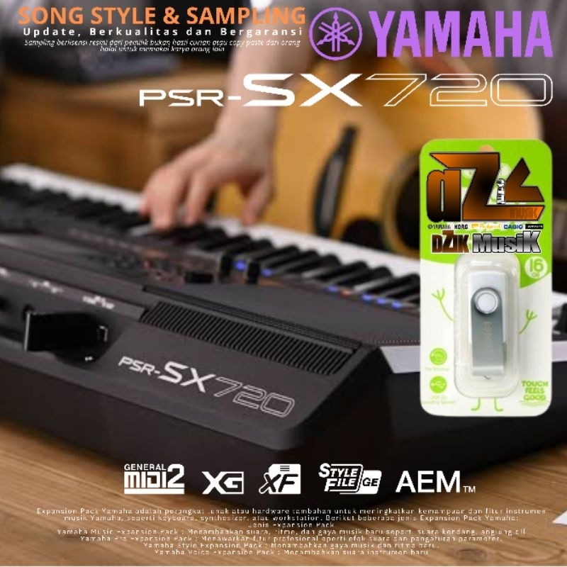 Jual SONG MIDI STYLE & SAMPLING KEYBOARD PIANO ORGEN YAMAHA PSR SX-720 ...