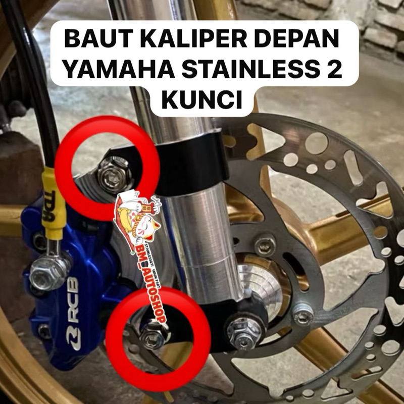 Jual BAUT BREKET KALIPER YAMAHA MIO FINO NUOVO NMAX AEROX LEXI JUPITER MX VEGA PROBOLT 2 KUNCI ...
