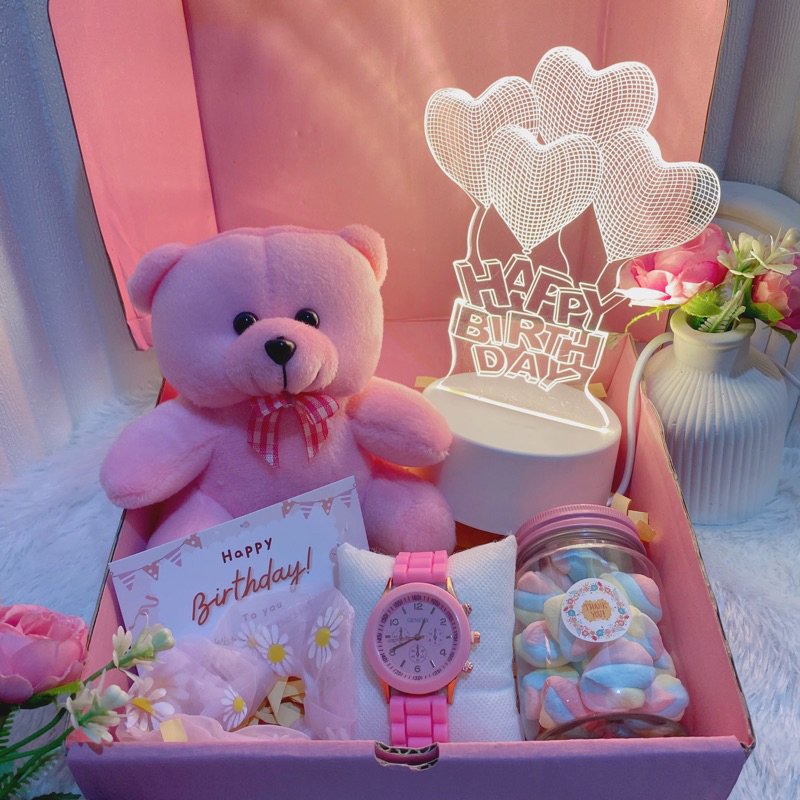 Jual 09 Hampers Ulang Tahun Cewek Gift Box Birthday Kado Ulang Tahun ...