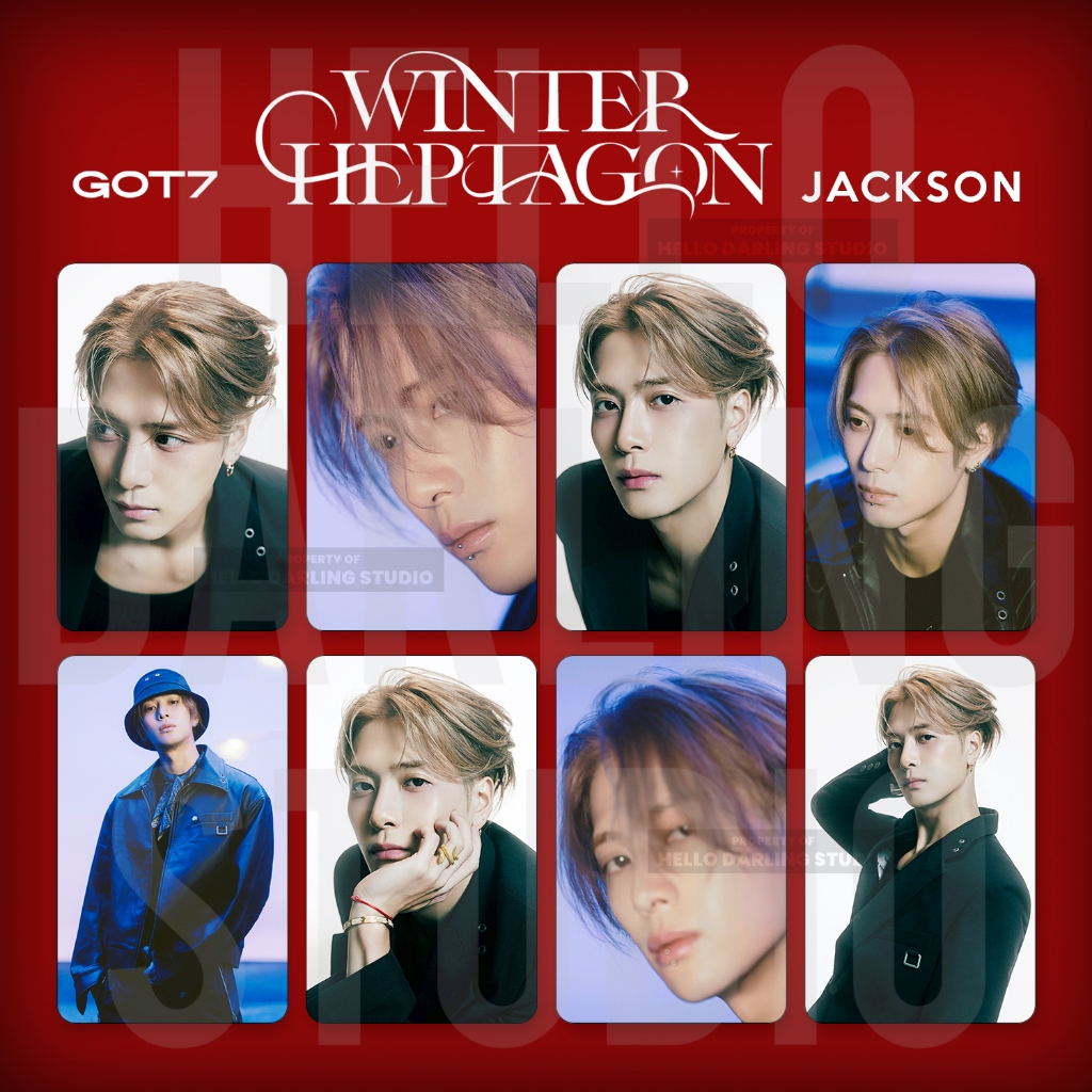 Jual Got7 Jackson Winter Heptagon Photocard set. Unofficial. Fan Made. | Shopee Indonesia