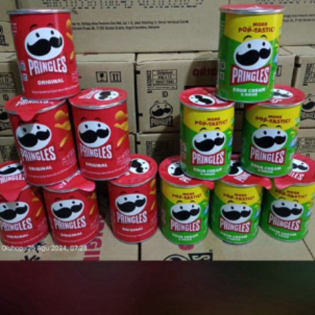 Jual pringles 42gr 1ctn isi 12pcs | Shopee Indonesia