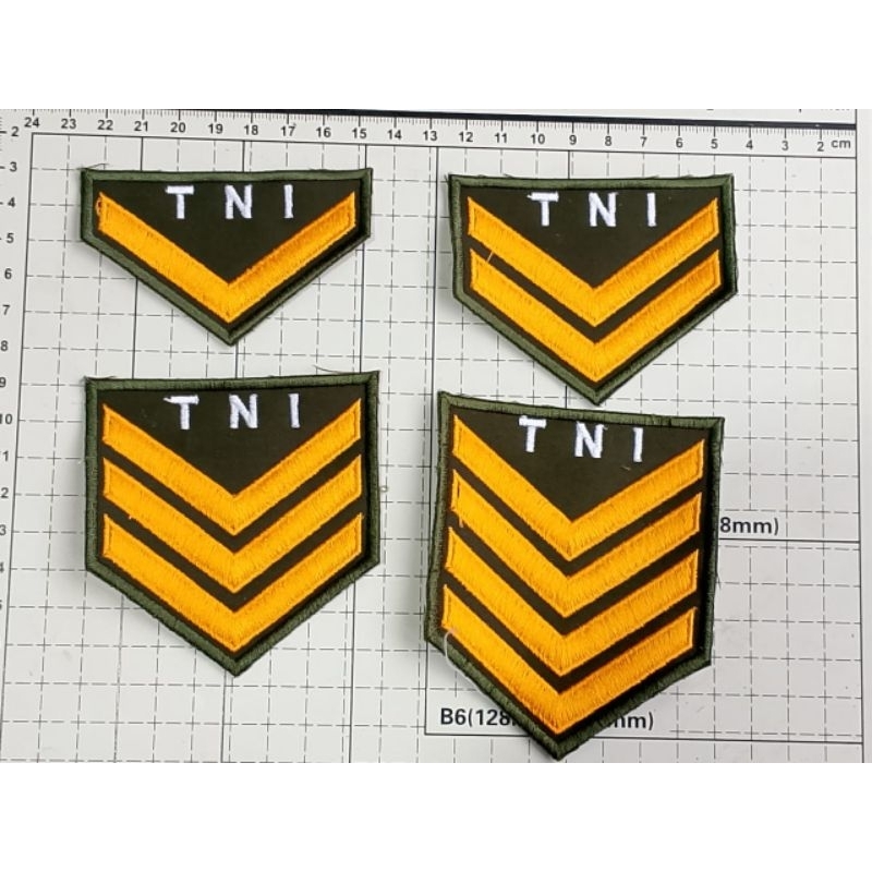 Jual pangkat pdh tni ad / serda / sertu / serka / serma | Shopee Indonesia