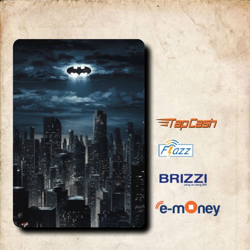 Jual batman edition kartu etoll emoney flazz brizzi tapcash | Shopee ...