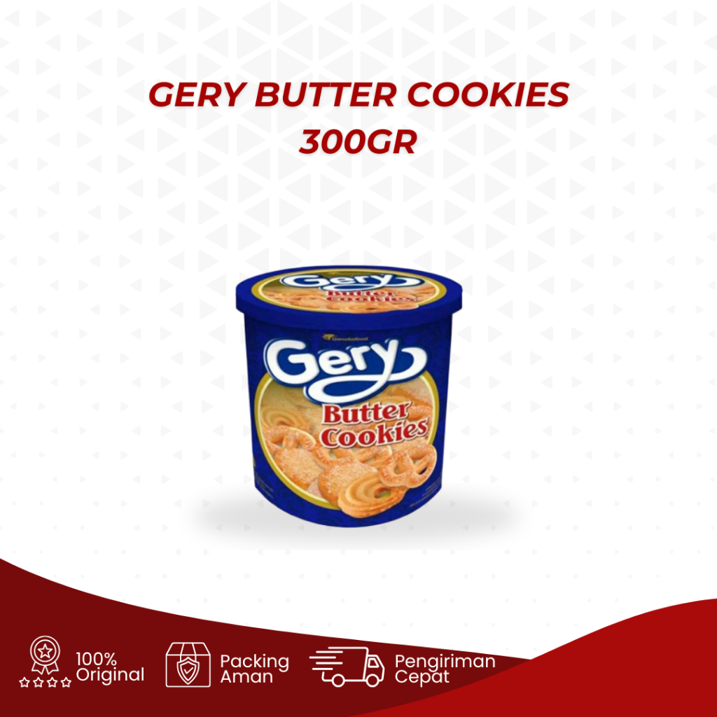 Jual Gery Butter Cookies 300g | Shopee Indonesia