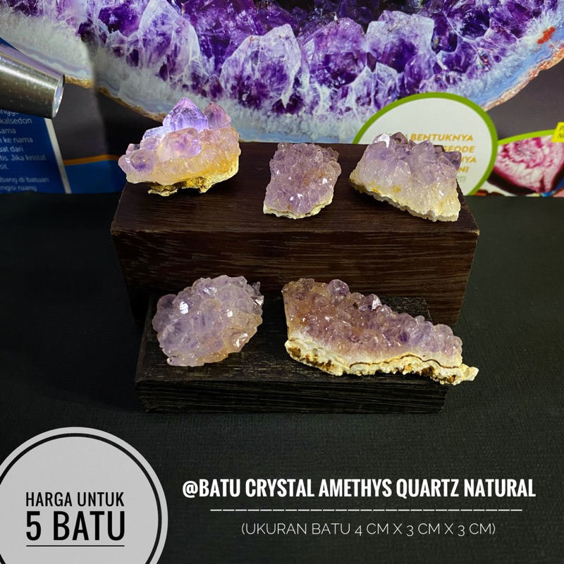 Jual Batu Crystal Amethys Quartz Natural L33 atau Batu Kristal Amethys ...