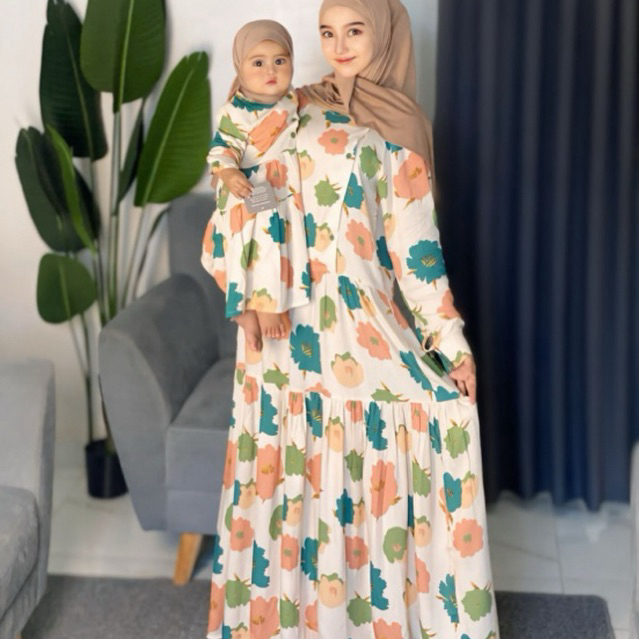 Jual Ghazu Hazel Family Set Baju Couple Keluarga Sarimbit Gamis ...