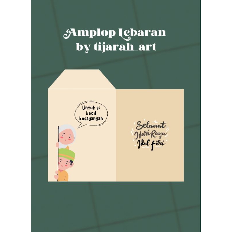 Jual Custom Tulisan Amplop Lebaran Hari Raya Idul Fitri by tijarah_art ...