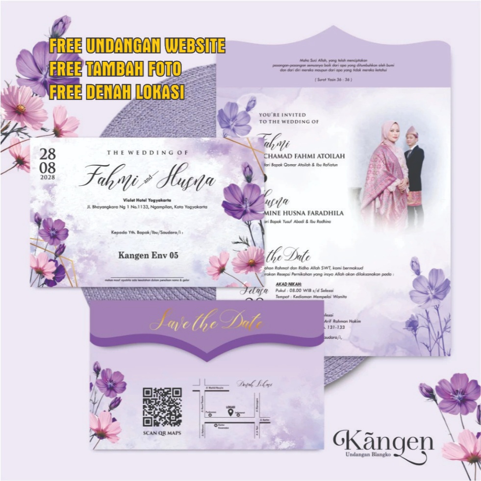 Jual Cetak Undangan pernikahan murah cetak kartu undangan nikah kartu ...