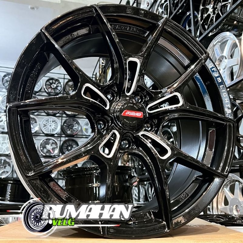 Jual velg mobil ring 17 RAYS G025 LEBAR 8 velg racing r17 velg mobil ...