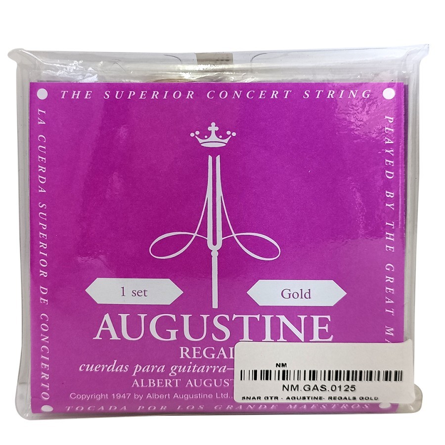 Jual Augustine Regal Gold High Tension Senar Gitar Klasik Nylon Original | Shopee Indonesia