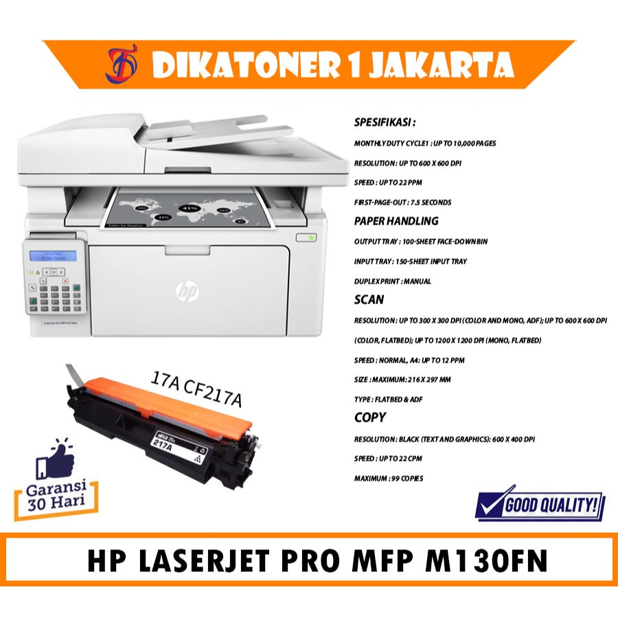 Jual HP Laserjet PRO MFP M130FN PRINTER | Shopee Indonesia