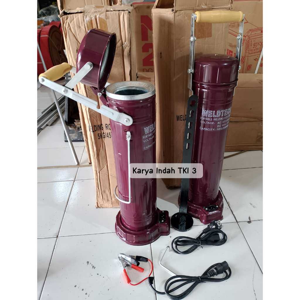 Jual Termos Pemanas Kawat Las 5Kg Oven Kawat Las WELDTECO Welding ...