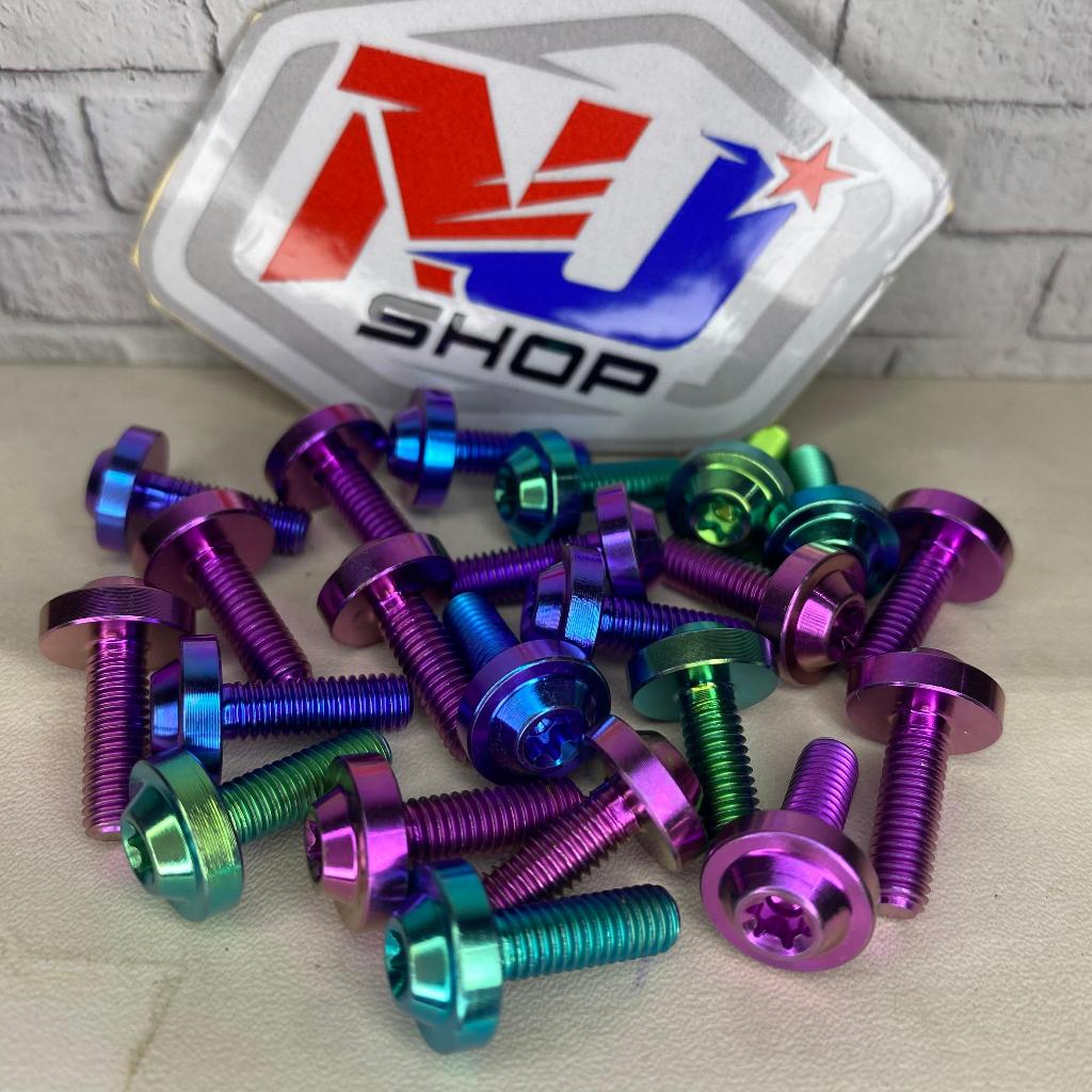 Jual Baut Titanium M5 x 15 drat 8 panjang 1,5 CM Harga Satuan ( 1 pcs ...