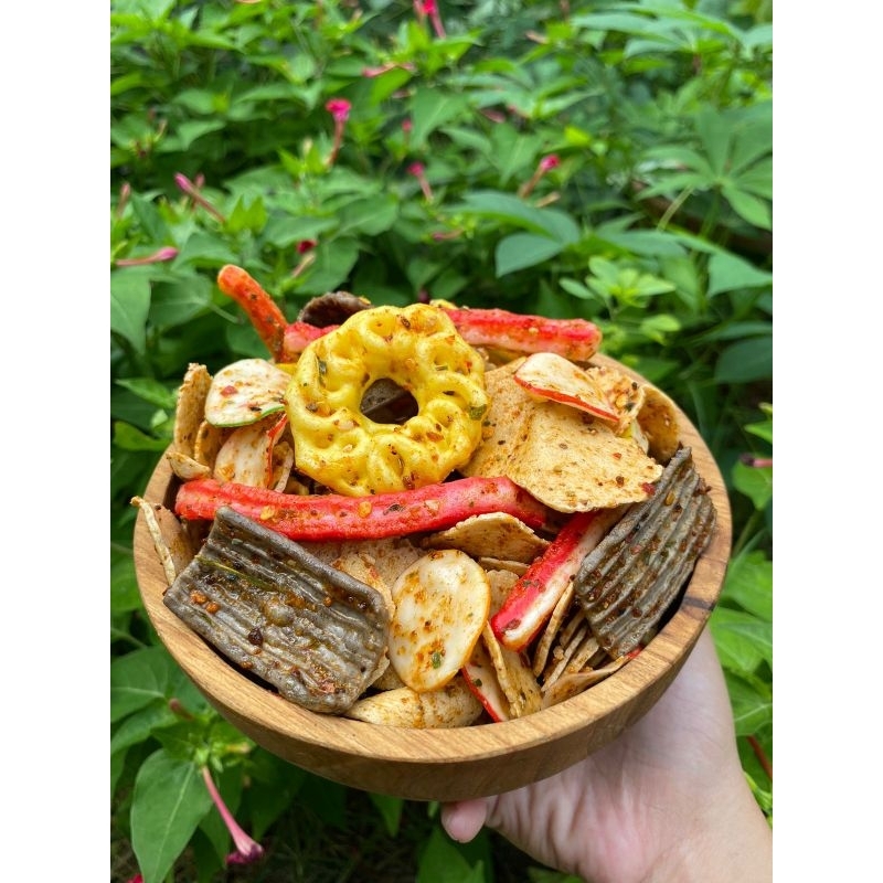 Jual kerupuk seblak mix by aulsnack20 isi (basreng, kerupuk jengkol ...