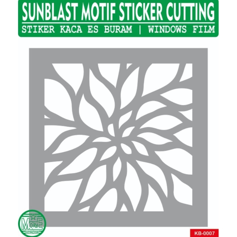 Jual Sunblas Motif Cutting Stiker Kaca Es Blur Buram Windows Film ...
