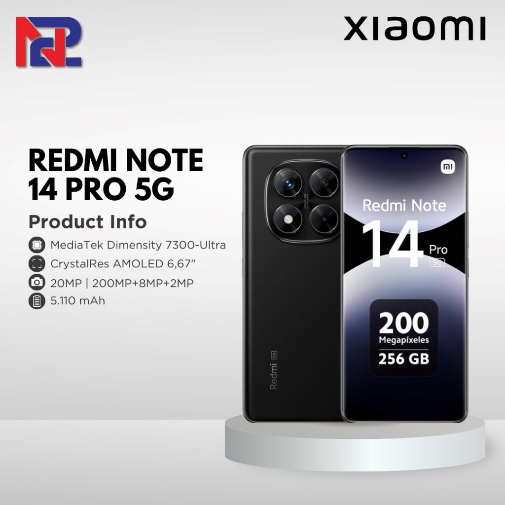 Jual XIAOMI Redmi Note 14 Pro 5G 8/256GB & 12/512GB | 200MP AI OIS ...