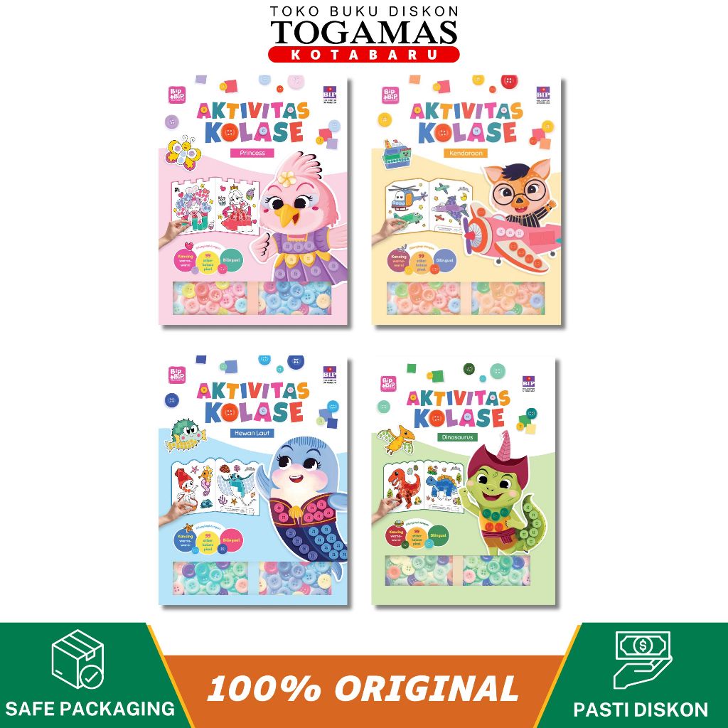 Jual Aktivitas Kolase [Hc] Dinosaurus || Kendaraan || Hewan Laut ...