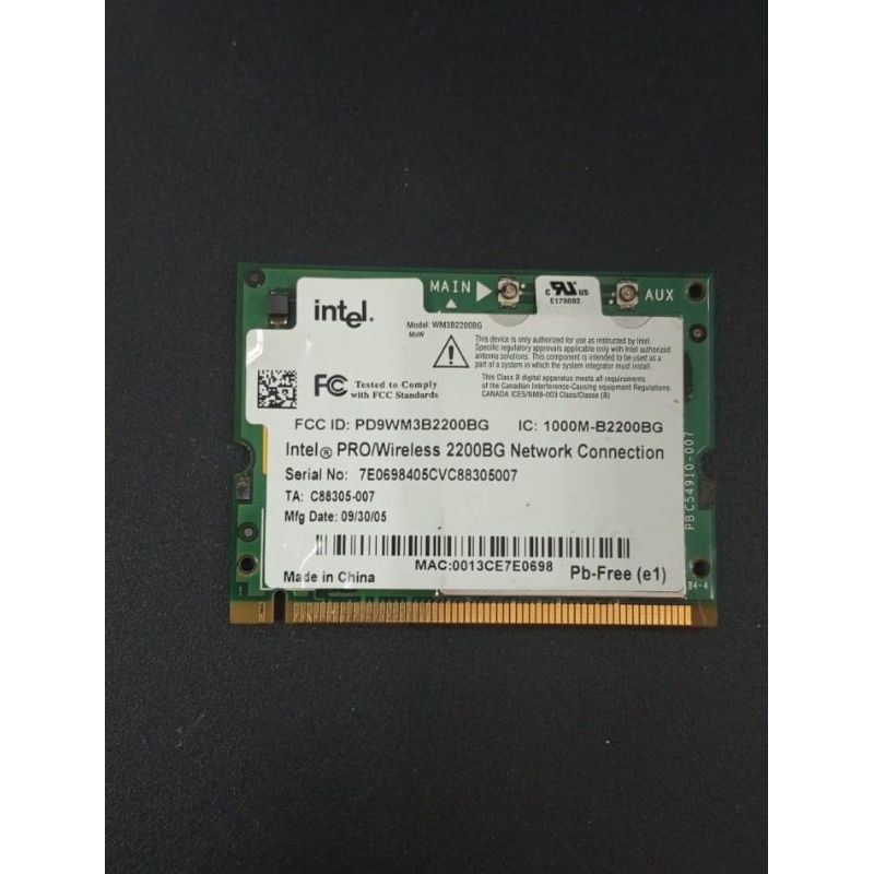 Jual Wifi Card Laptop Dell Lenovo Asus Acer HP dan merk lain Tipe INTEL ...