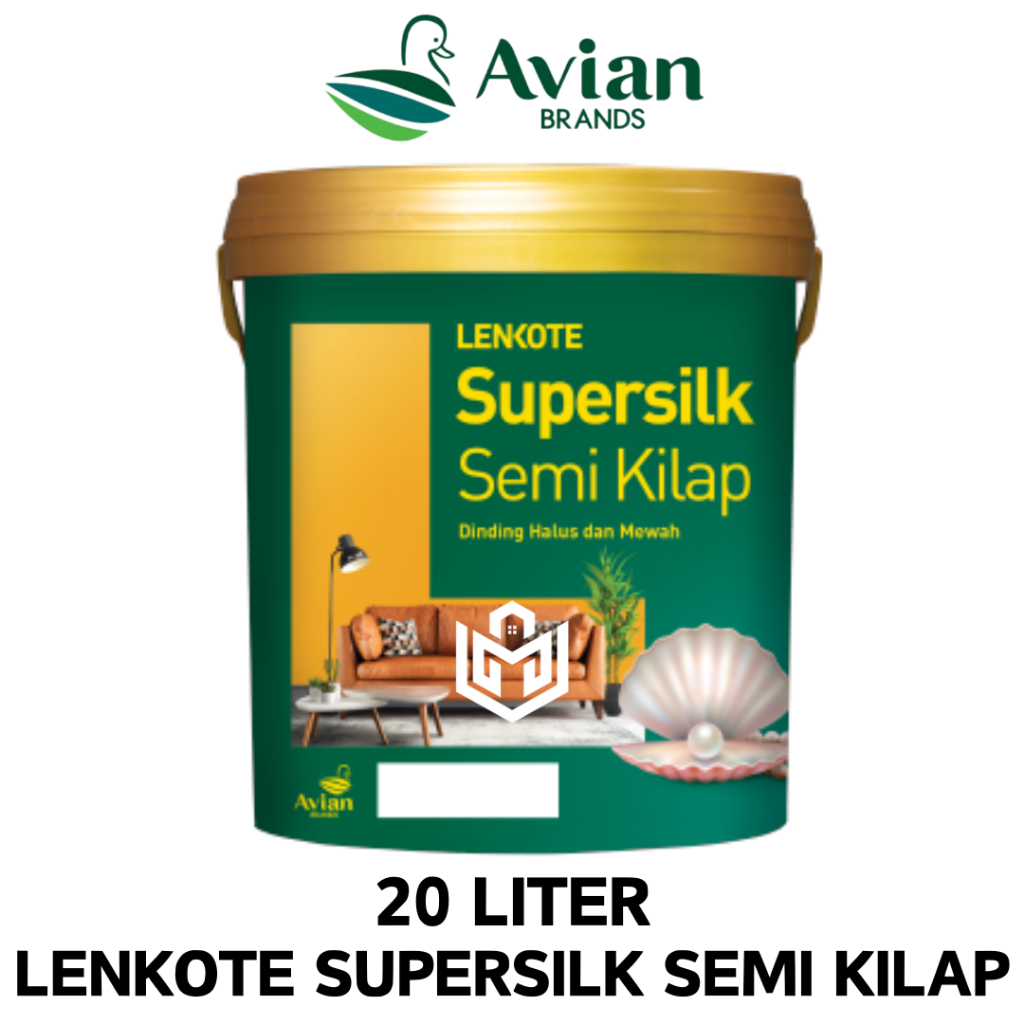 Jual Cat Tembok Interior Supersilk Semi Kilap kemasan 20 Liter Warna ...