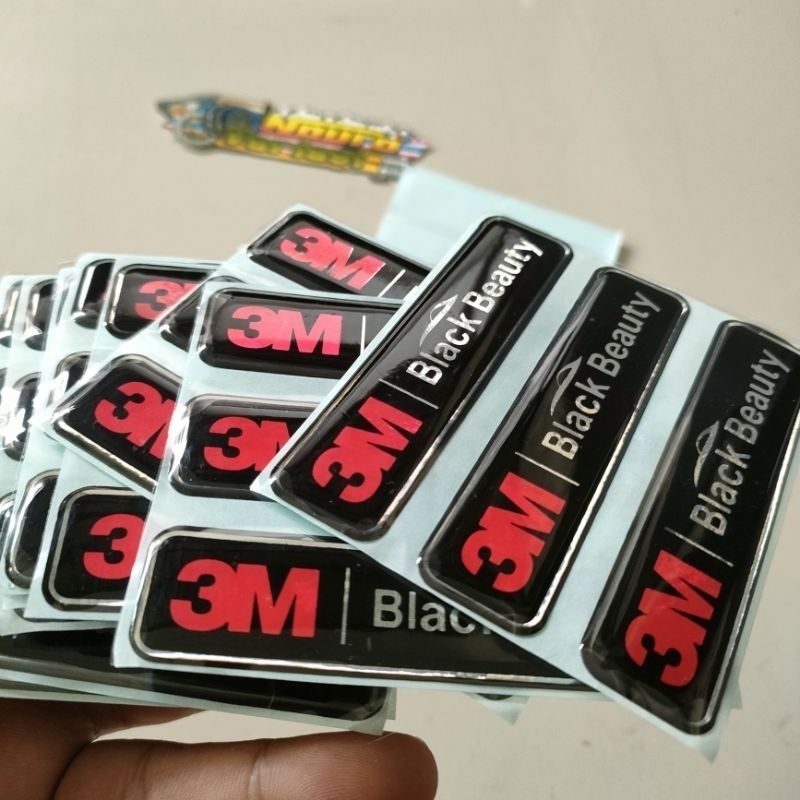 Jual sticker emblem 3M Auto Film 3M Black Beauty 3M Crystalline ...