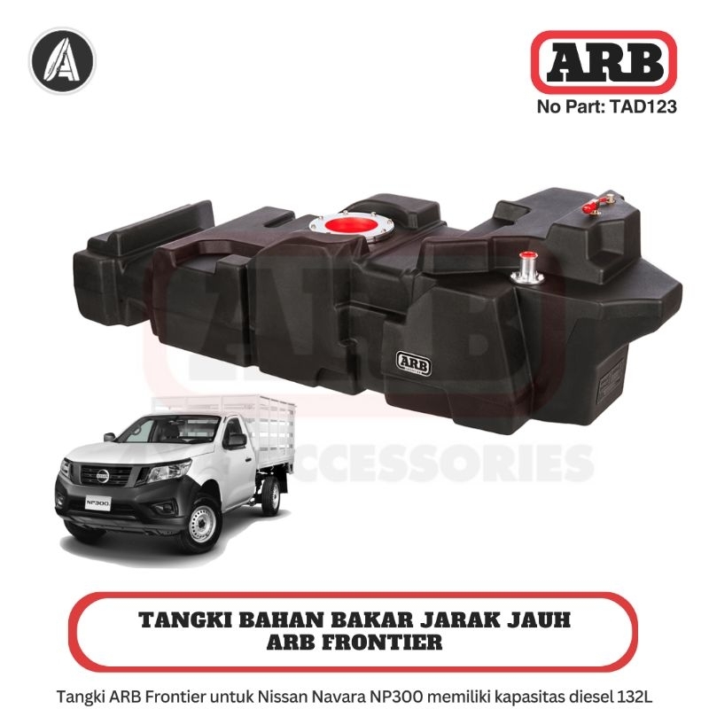Jual ARB Frontier Long Range Fuel Tank 132L Nissan Navara NP300 ...