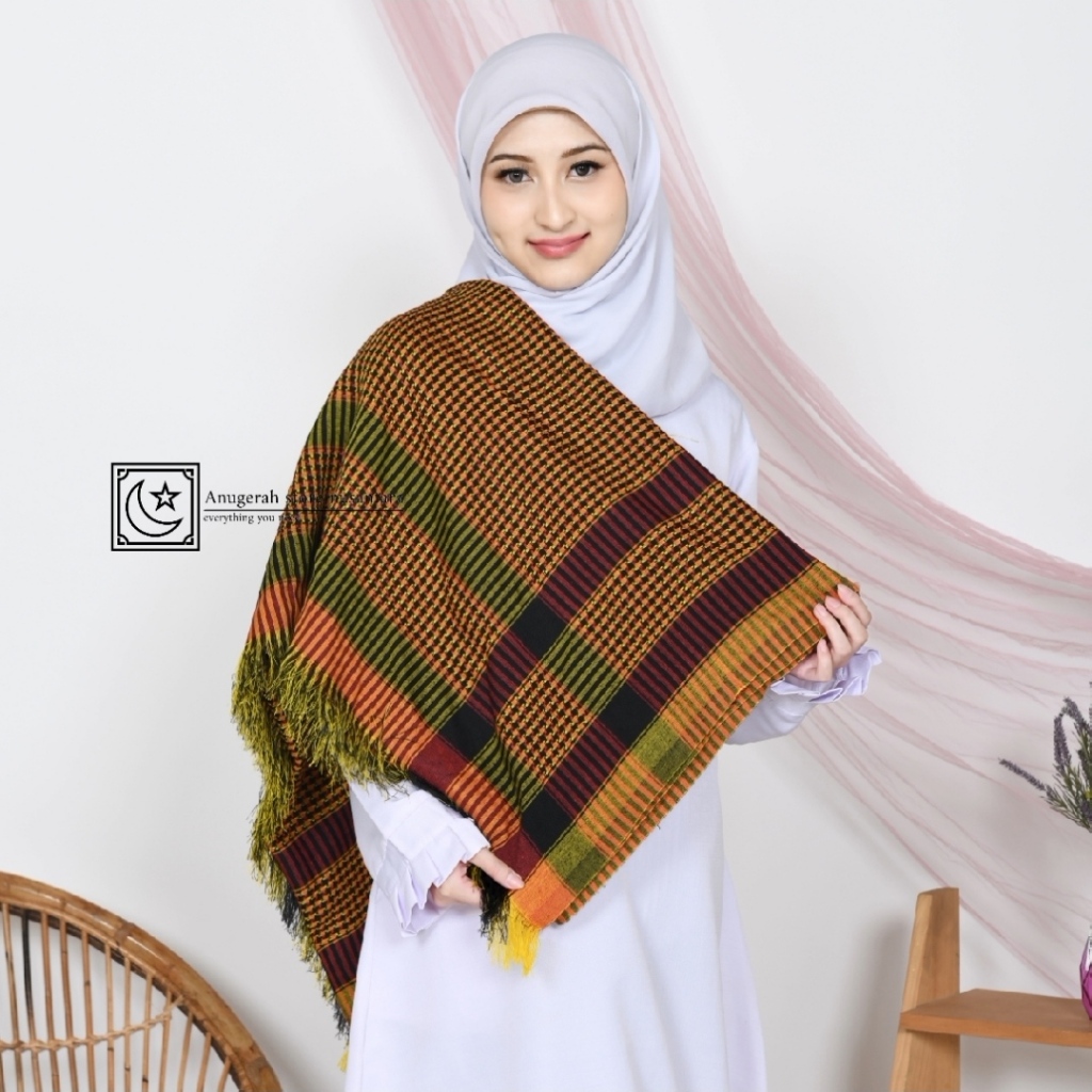 Jual SORBAN JUMBO PREMIUM - SELENDANG COTTON TEBAL LEMBUT UNISEX 3 in 1 ...