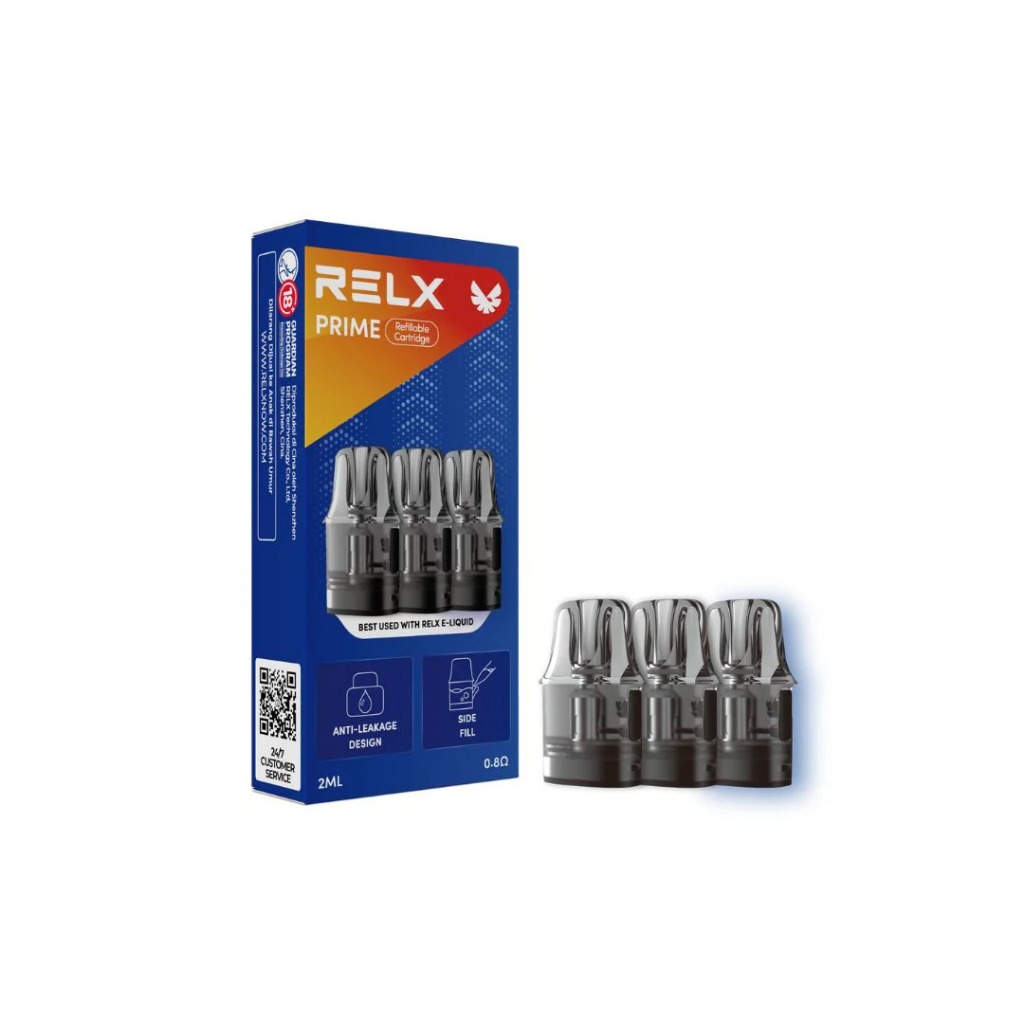 Jual RELX Prime Pod - (3 Pods) 0,8 Ohm | Shopee Indonesia
