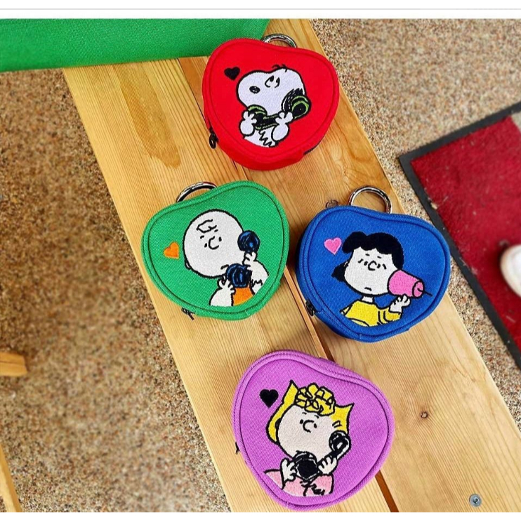 Jual Peanuts Snoopy Pouch Bag Charm Dompet Koin Dompet Serbaguna ...