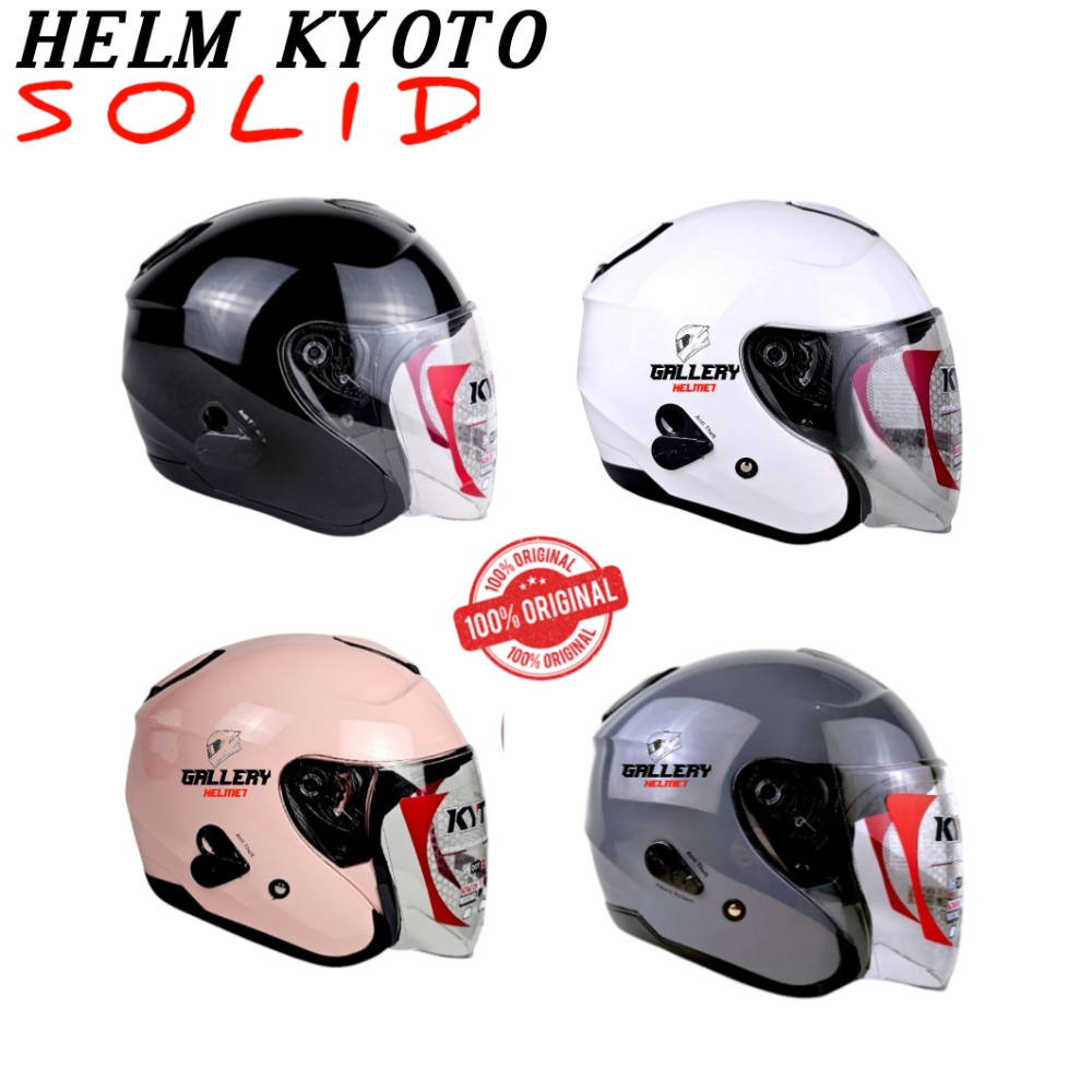 Jual HELM KYT KYOTO 100% ORIGINAL | HELM KYOTO HALF FACE | Shopee Indonesia
