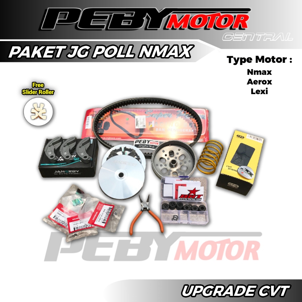 Jual Pully Pulley Custom Nmax Lexi Aerox 155 PAKET JG POLL Akselerasi ...
