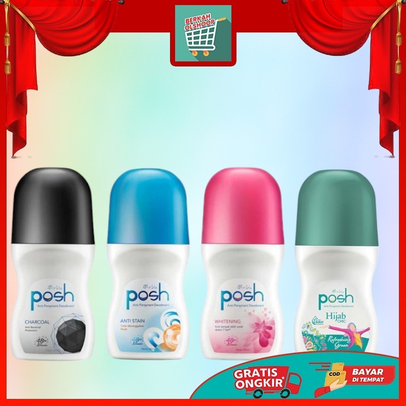 Jual DEODORANT ROLL ON POSH WOMEN WANITA 50 ML | Shopee Indonesia