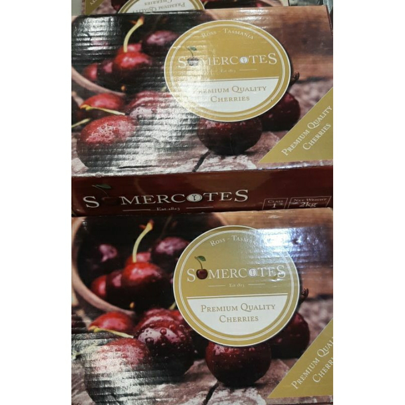 Jual cherry tasmania somercotes 2kg | Shopee Indonesia