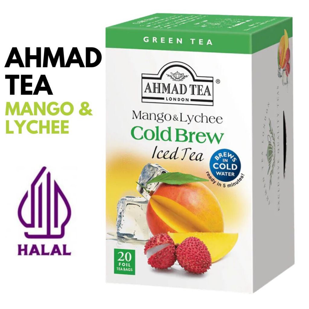 Jual AHMAD TEA LONDON - Mango & Lychee Cold Brew | Shopee Indonesia