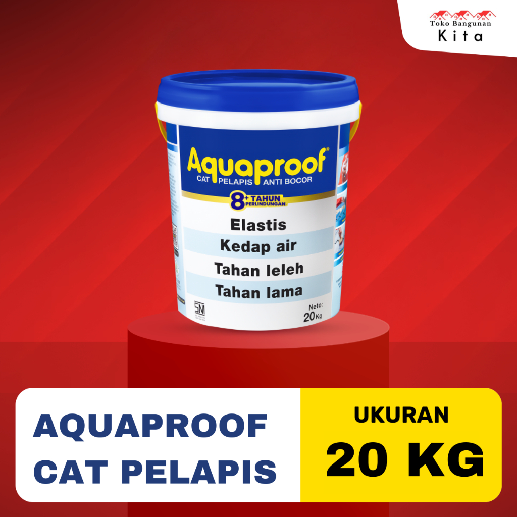 Jual Aquaproof - Cat pelapis anti bocor (20kg) | Shopee Indonesia