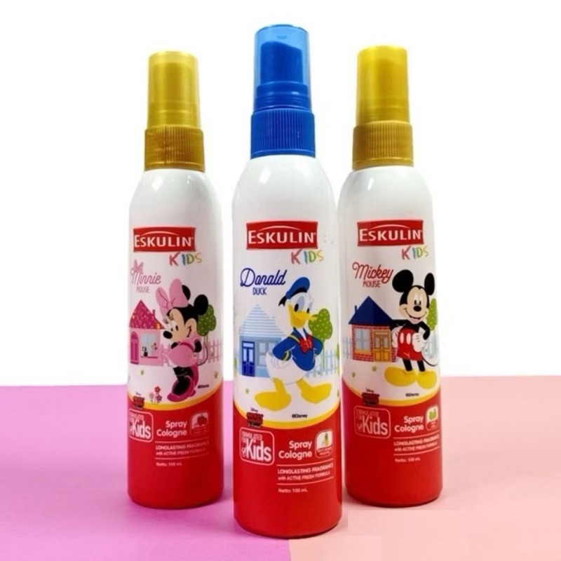 Jual Eskulin Kids Spray 100ml Cologne Donald Duck | Shopee Indonesia