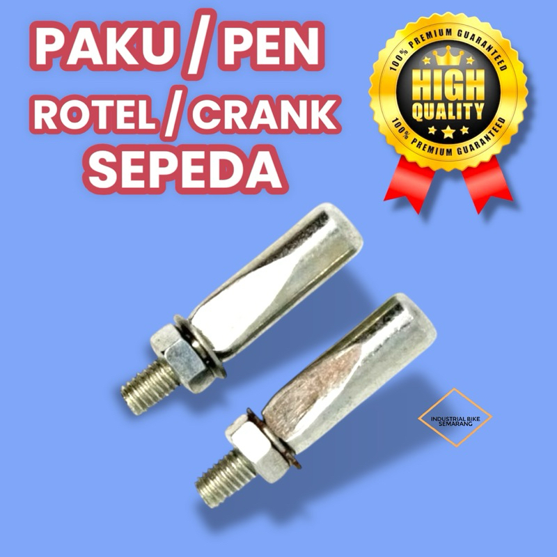 Jual ( 1 PCS ) Pen Paku Pantek Spi Sepai Pin Crank Gir Pedal Rotel ...