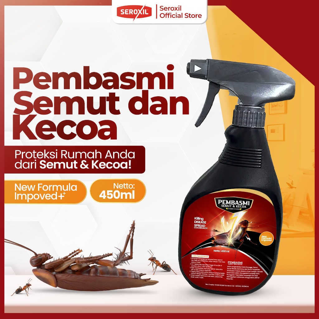 Jual Seroxil Cairan Anti Serangga Pembasmi Anti Semut / Anti Kecoa ...