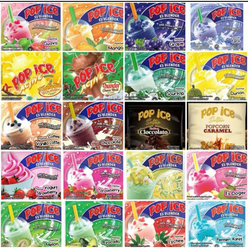 Jual POP ICE All Variant 23 gr X 10pcs | Shopee Indonesia