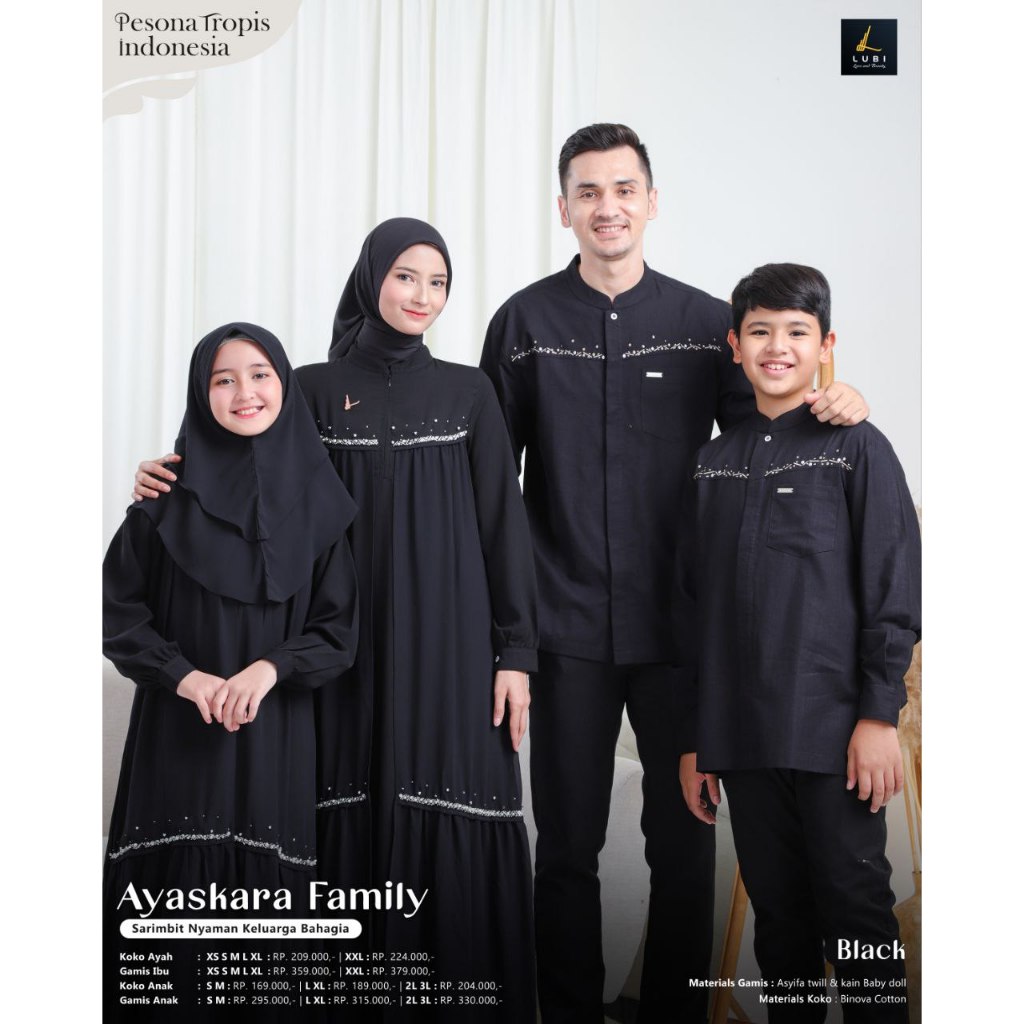 Jual SARIMBIT LUBI 2025 PREMIUM TERBARU AYASKARA WARNA BLACK | Shopee ...